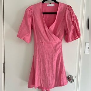 Faithfull the Brand | Dresses | Faithful The Brand Mini Pink Puff ...